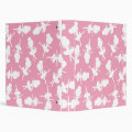 Ballerina Pattern, Ballet Girls, Ballet Dance 3 Ring Binder | Zazzle