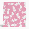 Ballerina Pattern, Ballet Girls, Ballet Dance 3 Ring Binder | Zazzle