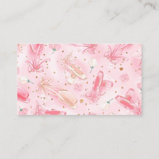 Ballerina Pointe Shoes Diaper Raffle Ticket Enclosure Card | Zazzle