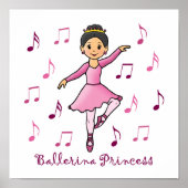 Ballerina Princess Poster | Zazzle