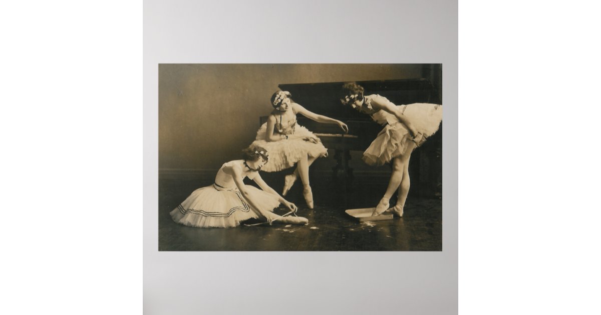 ballerina trio poster | Zazzle