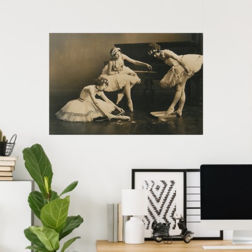 ballerina trio poster | Zazzle