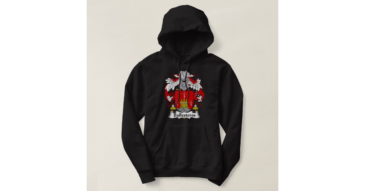 Ballesteros Coat of Arms Family Crest Hoodie | Zazzle