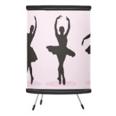 Ballet Ballerina Pink Dancer Tripod Table Lamp | Zazzle