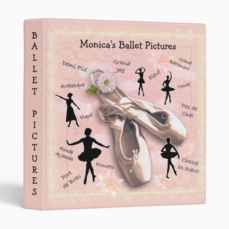 Ballet (customizable) 3 ring binder | Zazzle