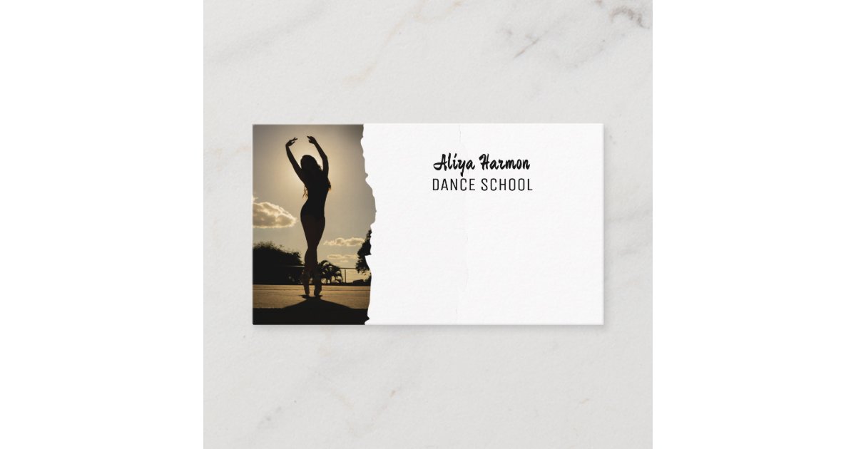 Ballet Dance Business Card | Zazzle