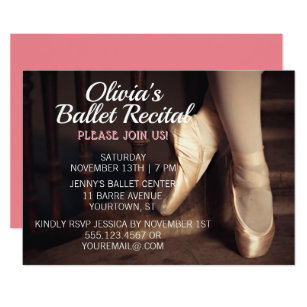 Dance Recital Invitations | Zazzle