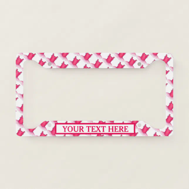 Ballet Dance Studio Teacher Pink Ballerina Costume License Plate Frame ...