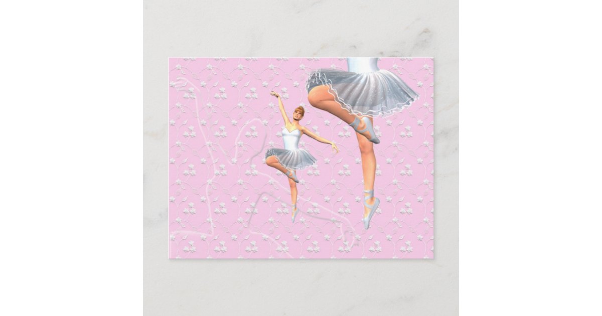 Ballet Dancer Postcard | Zazzle