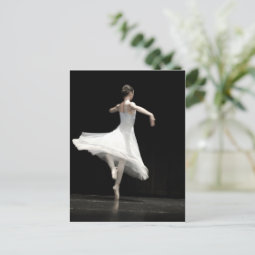 Ballet Dancer Postcard | Zazzle