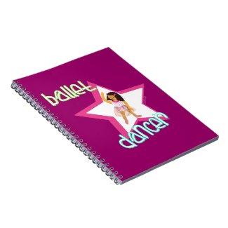 Ballet Notebooks - Lesruba Designs T-shirts and Gifts
