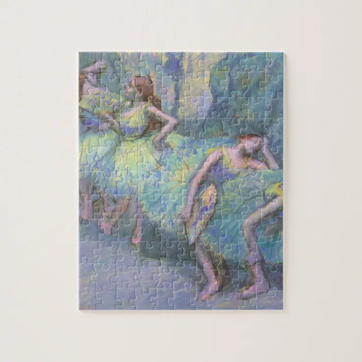 Ballet Dancers in the Wings by Edgar Degas Jigsaw Puzzle | Zazzle