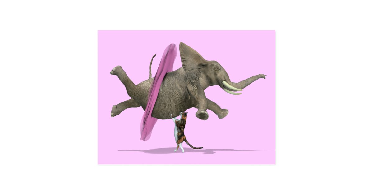 Ballet Dancing Elephant Postcard | Zazzle.com