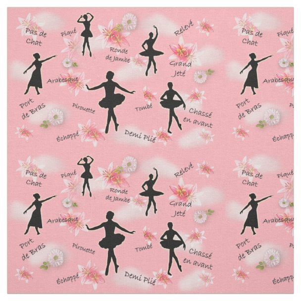Dance Class Fabric | Zazzle