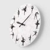 Ballet School Ballerina Dance Wall Clock | Zazzle
