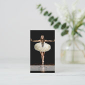 Ballet Trainer Dancer Photo Social Media QR Code Business Card | Zazzle