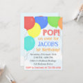 Balloon Birthday Invitation, Balloon Invitation | Zazzle