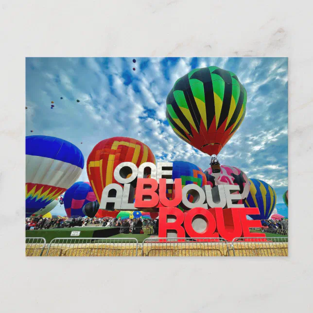 Balloon Fiesta Postcard | Zazzle
