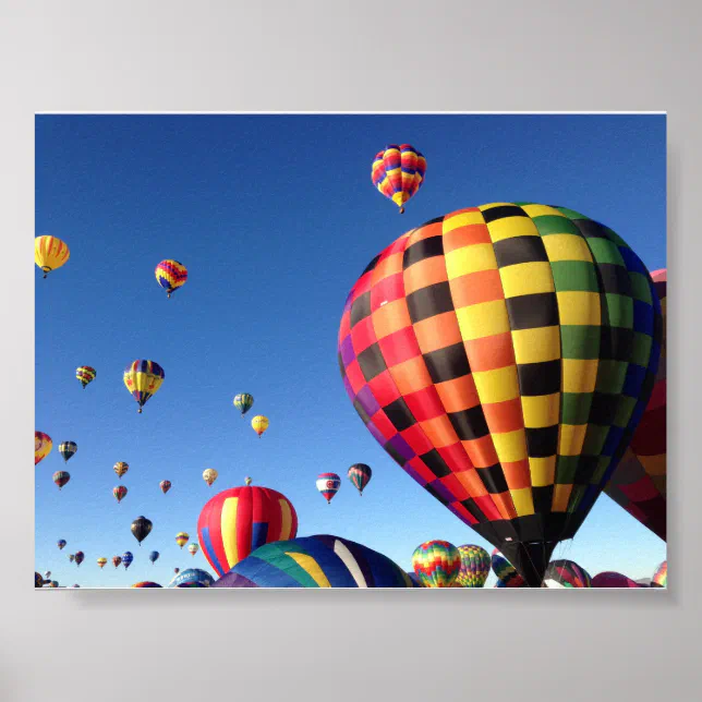 Balloon Fiesta Poster | Zazzle