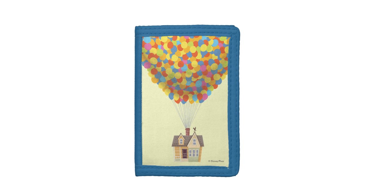 Balloon House from the Disney Pixar UP Movie Trifold Wallet | Zazzle
