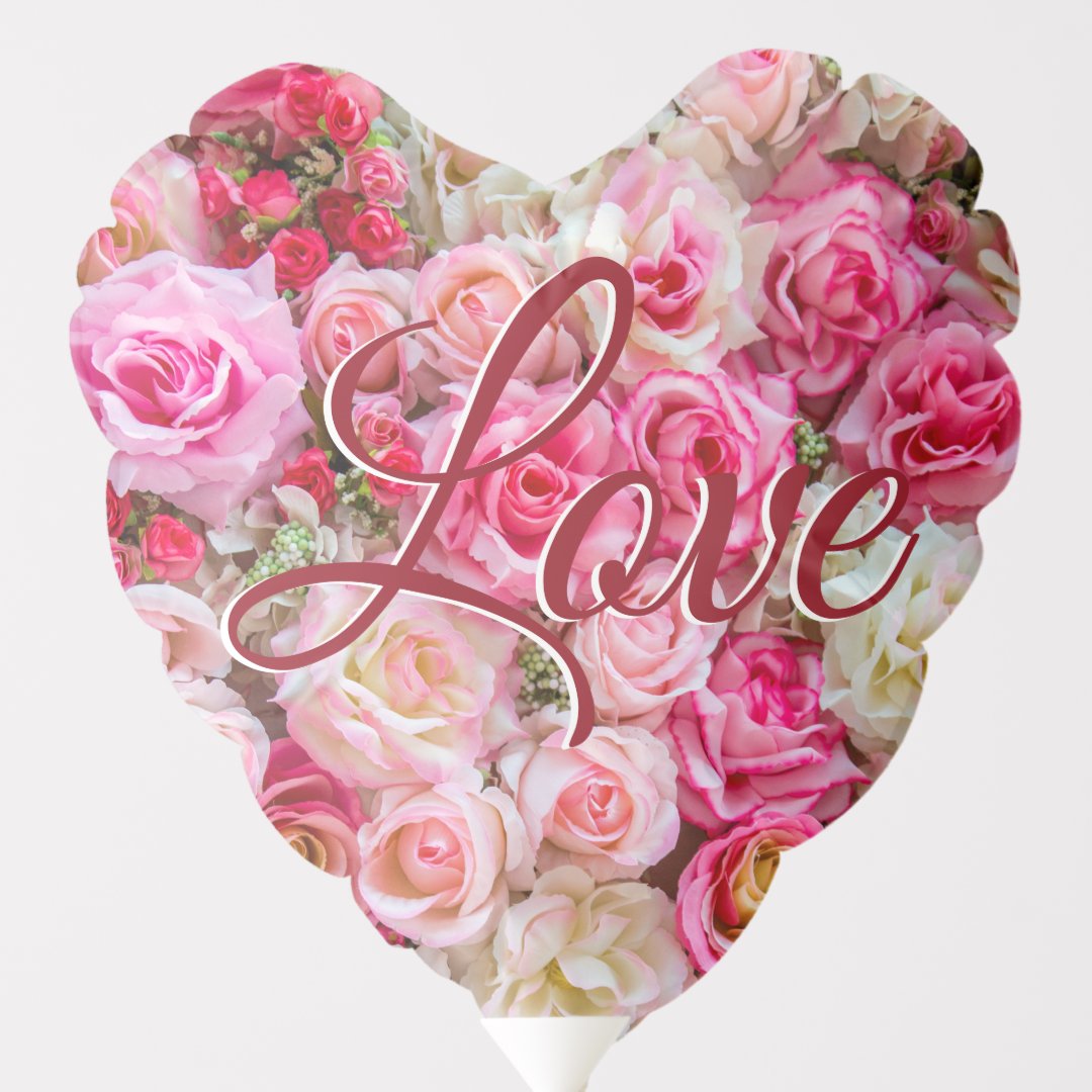 Balloon - Roses Collage | Zazzle