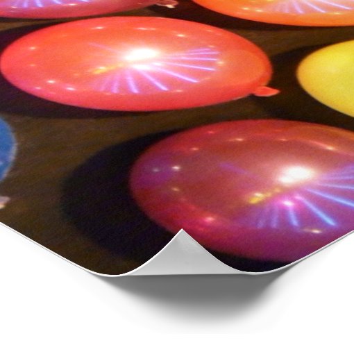 Balloon Wall Poster | Zazzle