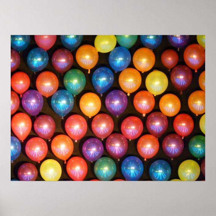 Balloon Wall Poster | Zazzle.com