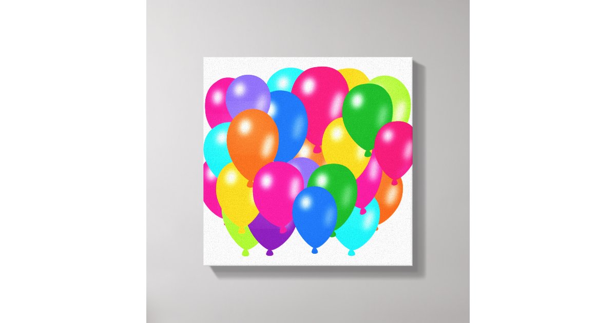 Balloons Canvas Print | Zazzle
