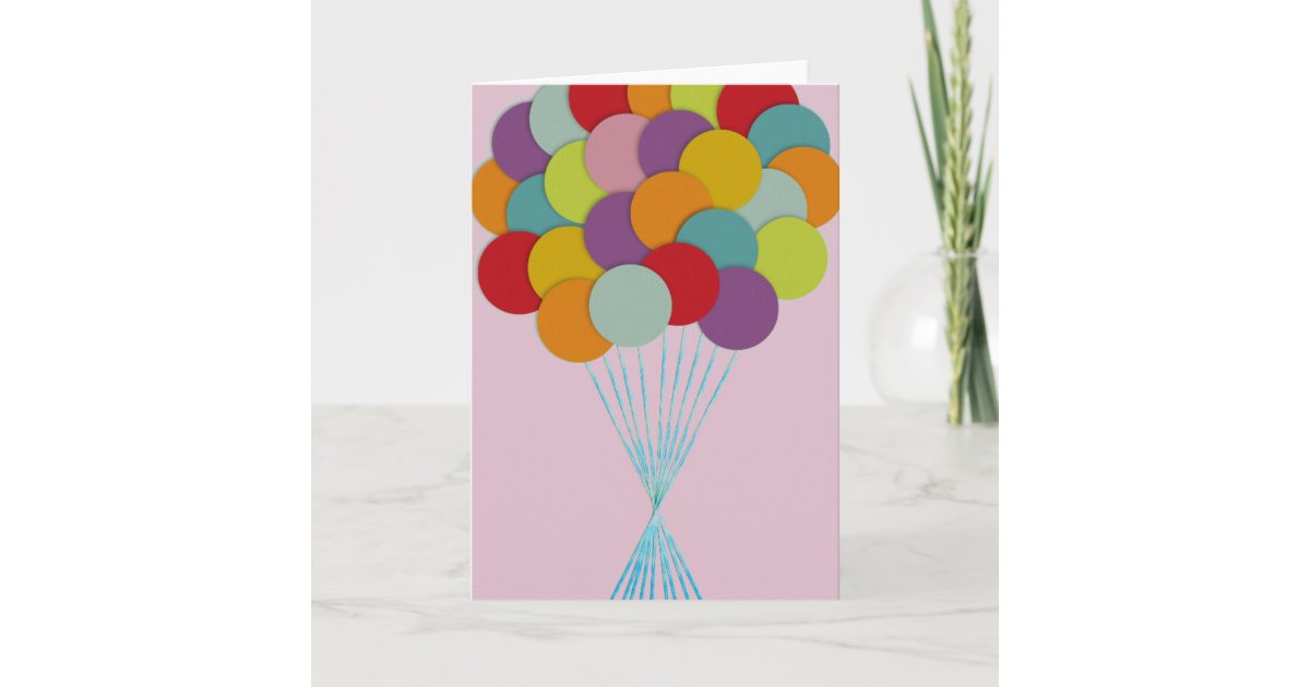 Balloons Card | Zazzle