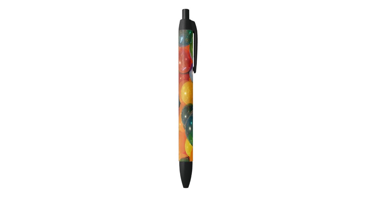 Balloons Colorful Party Design Pen | Zazzle