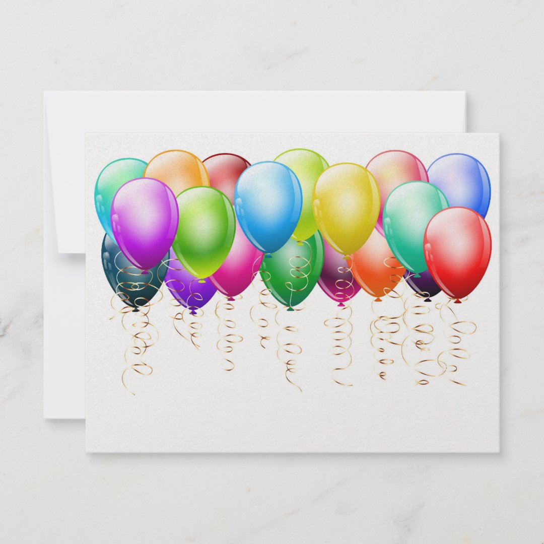Balloons Invitation | Zazzle