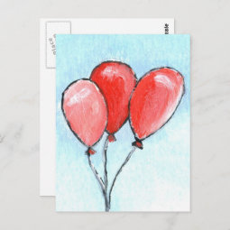 Balloons Postcard | Zazzle