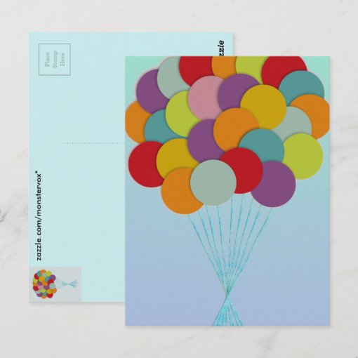 Balloons Postcard | Zazzle