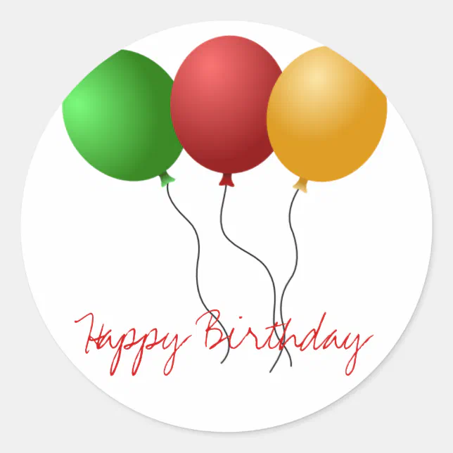balloons sticker | Zazzle