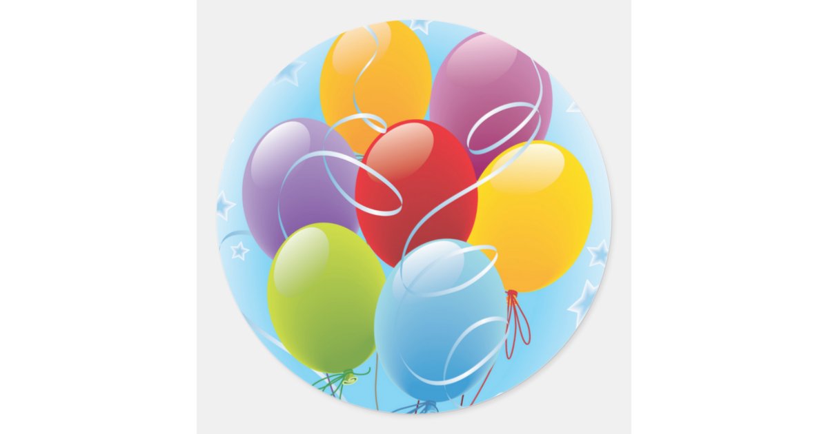 Balloons Stickers | Zazzle