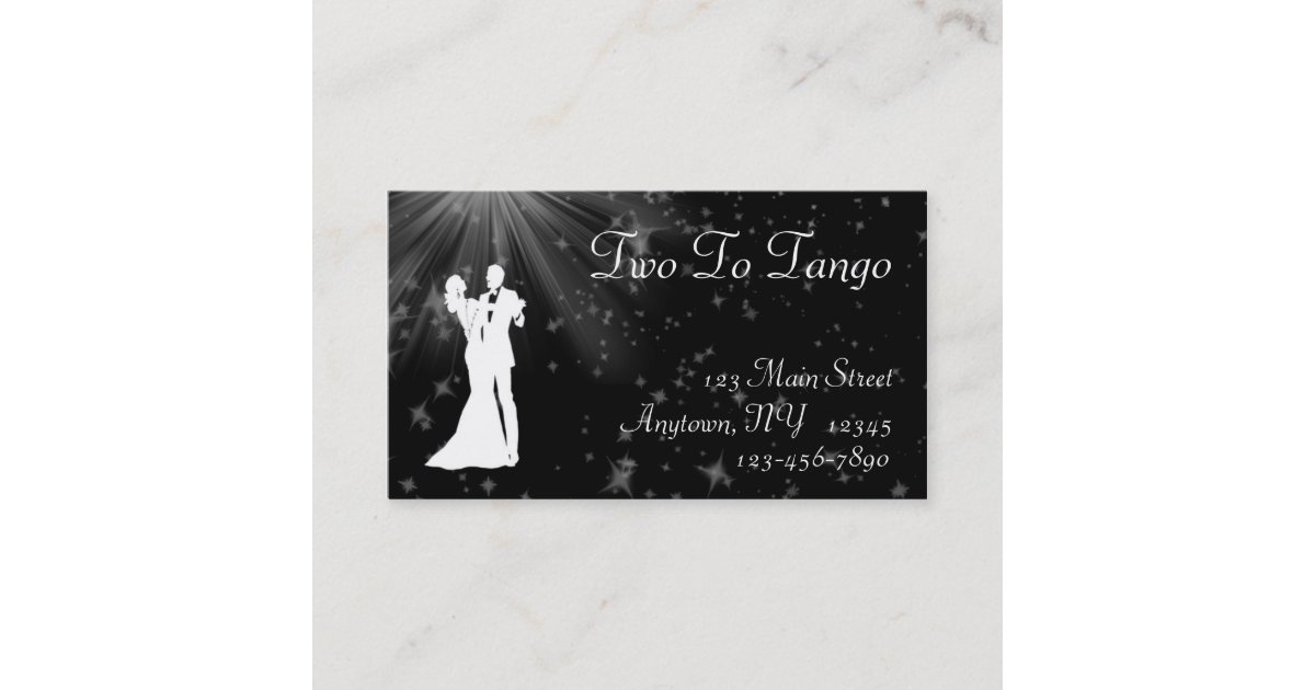 Ballroom Dancing Business Card | Zazzle