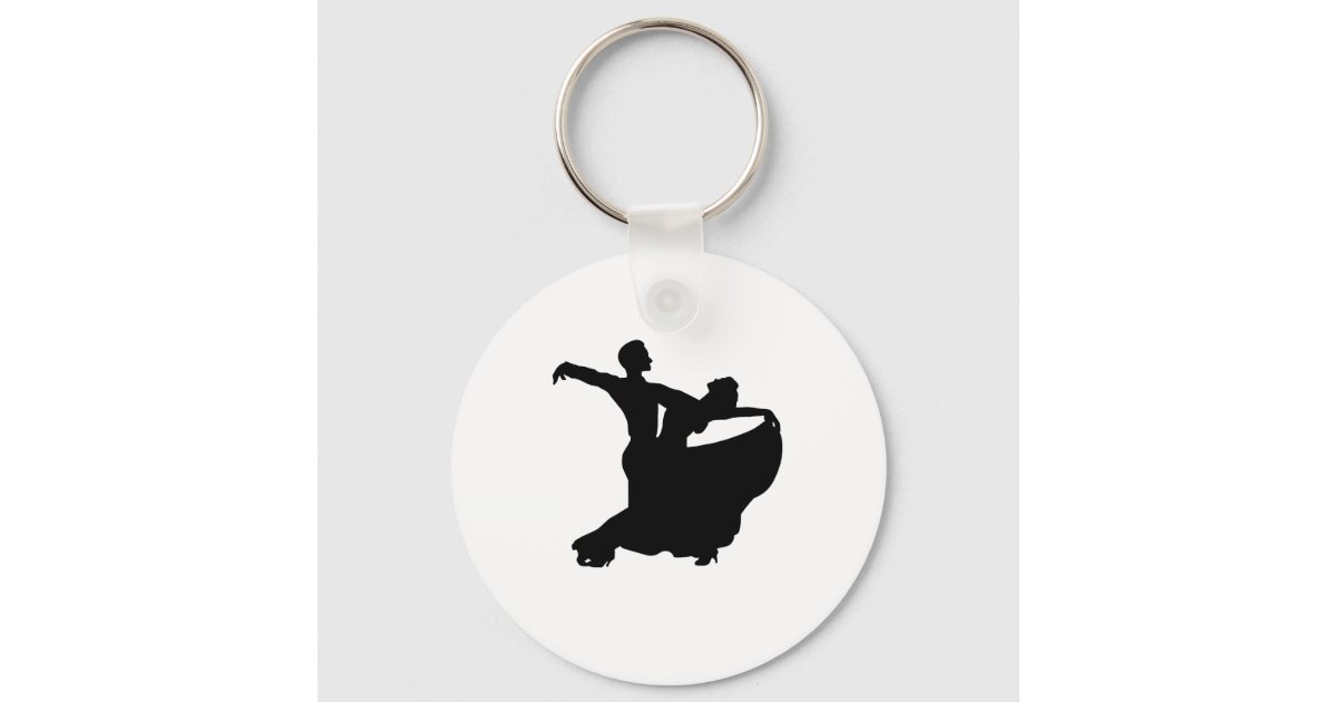 Ballroom Dancing Keychain | Zazzle