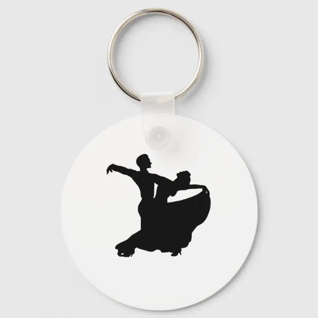 Ballroom Dancing Keychain | Zazzle