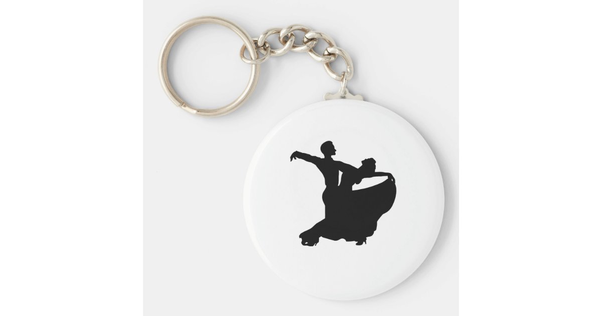 Ballroom Dancing Keychain | Zazzle.com