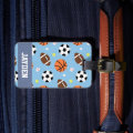 Balls Sports Themed Pattern For Boys Luggage Tag | Zazzle
