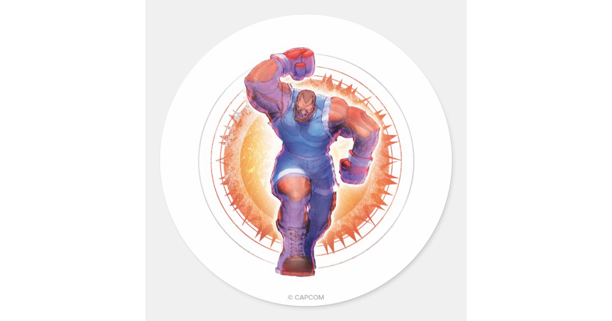 Balrog Classic Round Sticker Zazzle
