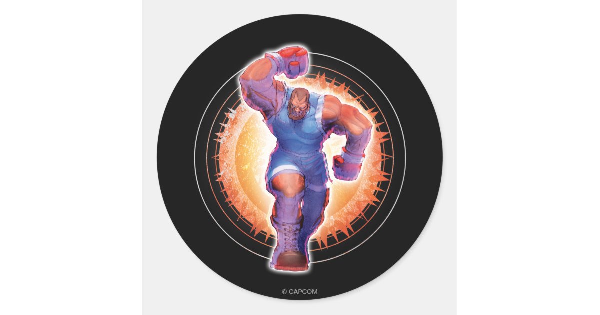 Balrog Classic Round Sticker Zazzle
