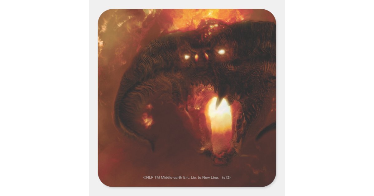 Balrog Square Sticker | Zazzle