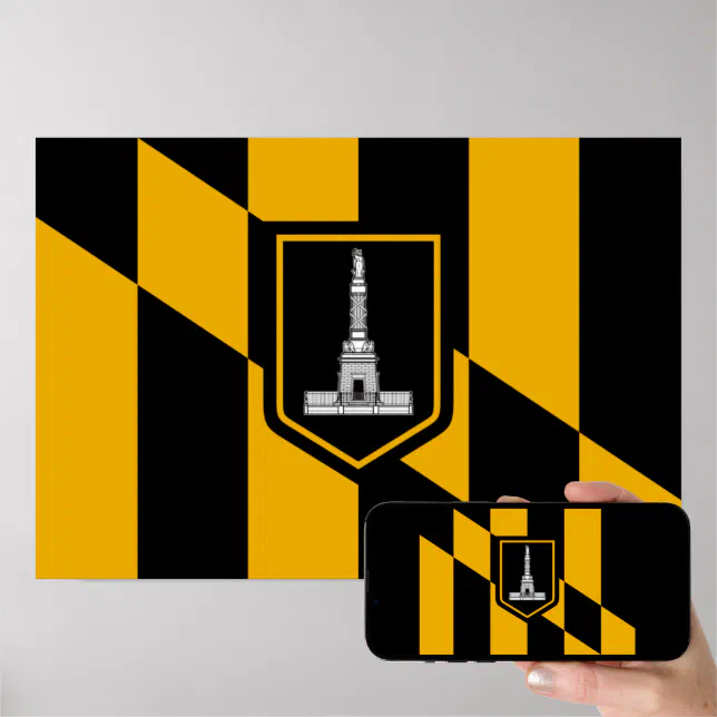 Baltimore Flag Poster | Zazzle