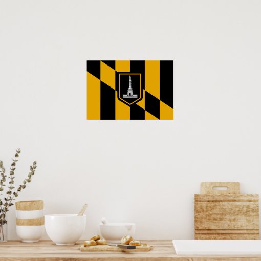 Baltimore Flag Poster | Zazzle