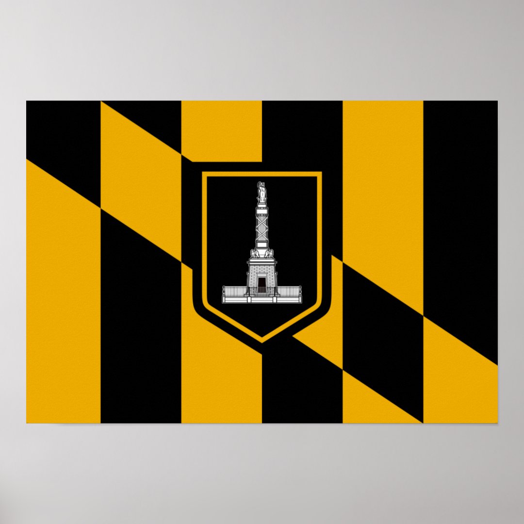 Baltimore Flag Poster | Zazzle