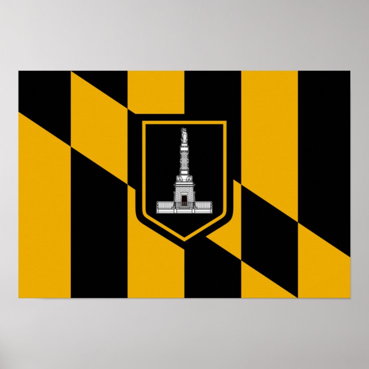 Baltimore Flag Poster | Zazzle