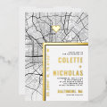 Baltimore Love Locator | City Themed Wedding Foil Invitation | Zazzle