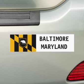 Baltimore Maryland Charm City Rat sticker | Zazzle