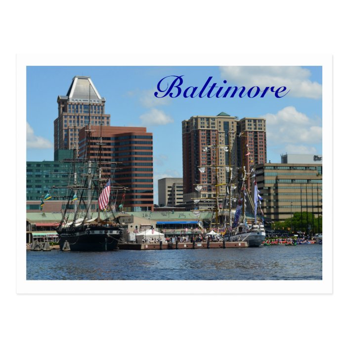 Baltimore Postcard | Zazzle.com
